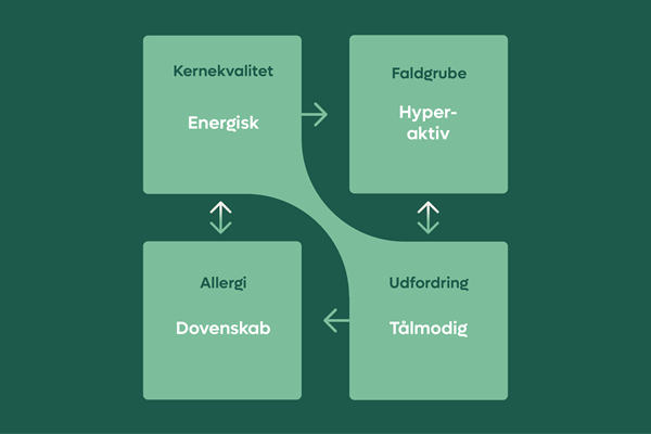 Eksempler på, hvordan du kan udfylde din kernekvadrant | Lederne