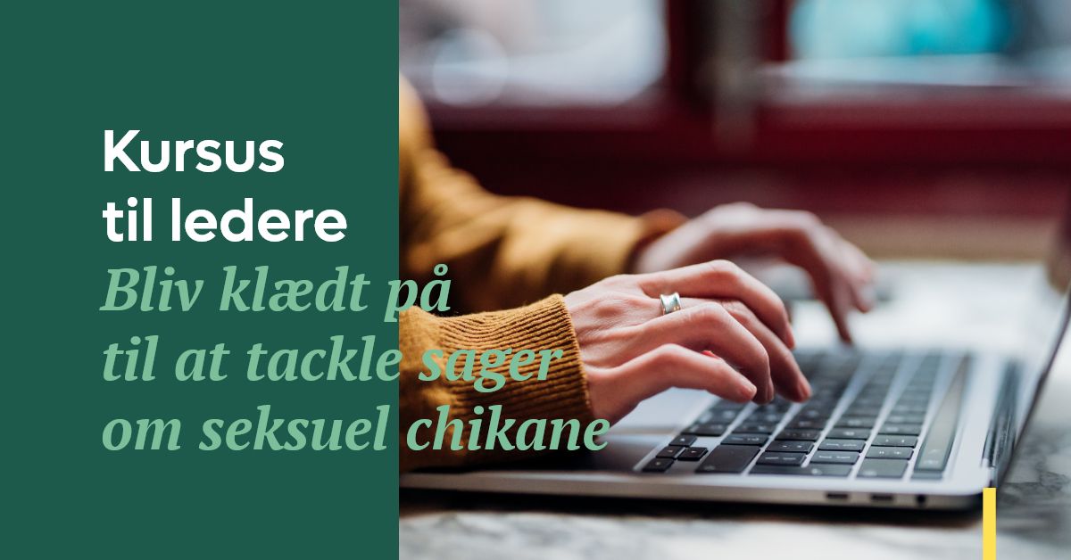 Digitalt kursus i forebyggelse og håndtering af seksuel chikane | Stop Sexchikane